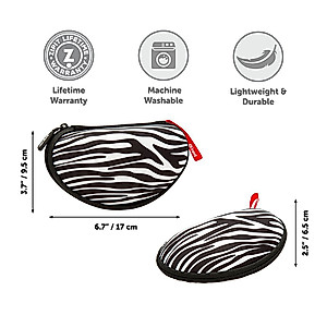 ZIPIT Colorz Glasses Case/Storage Box, Zebra