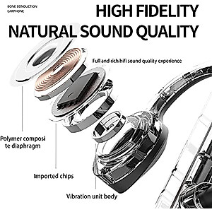 Newly Premium Bone Conduction Open-Ear Sport Headphones — Noise Cancelling Earphones - Built-in Mic Sweat Resistant Earphones for Workouts and Running with Deep Base (Green)-2