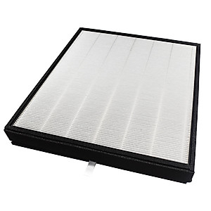 HQRP True HEPA Filter with 2 Carbon Pre-filters Replacement for GermGuardian FLT5900 Filter J compatible with AC5900WCA, AC5900WDLX Large Room Air Purifiers