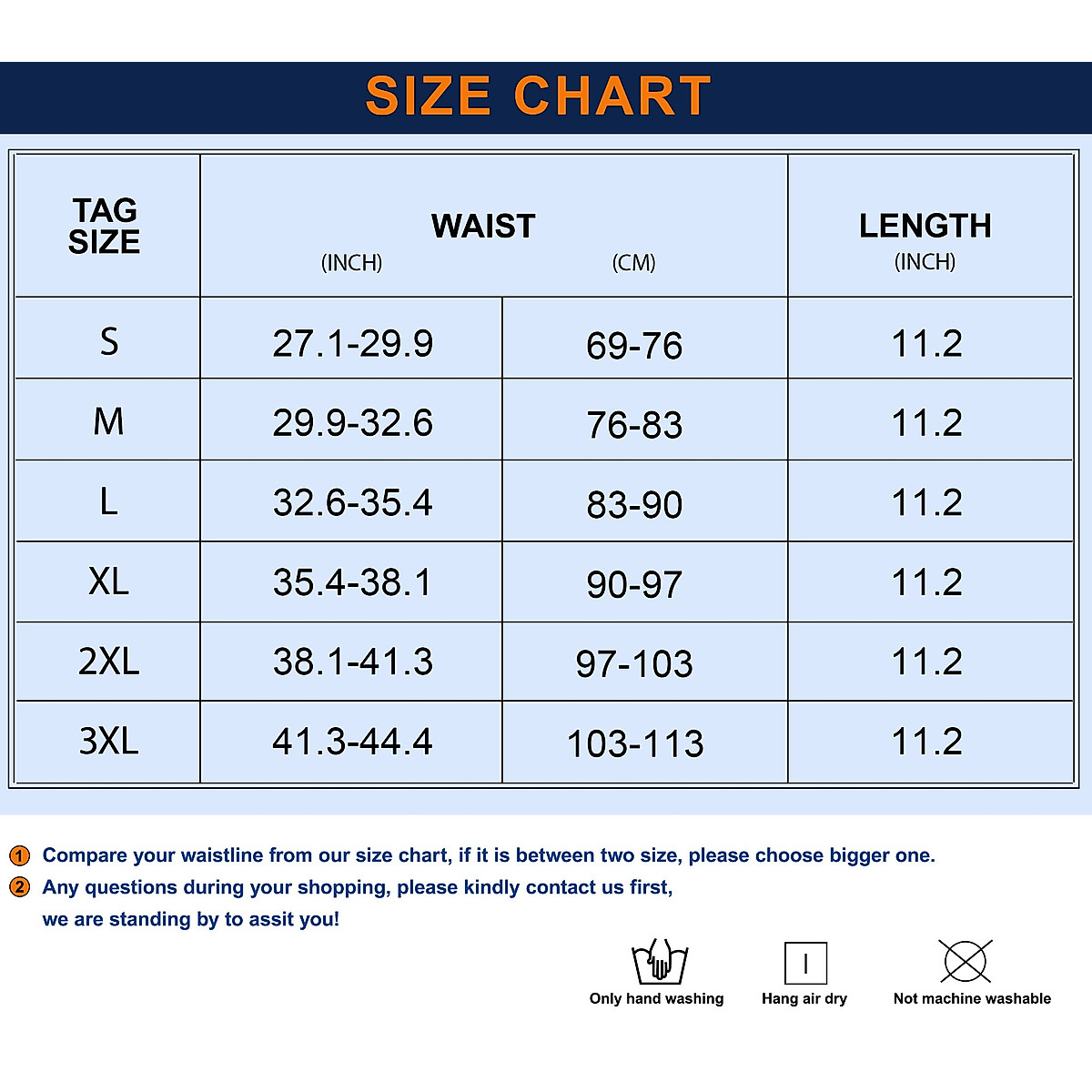 LODAY Waist Trimmer for Men Stomach Trainer Sweat Workout Shaper,Neoprene-Free Slimming Sauna Belt (Blue, Small)