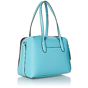 Calvin Klein Brenda Top Zip Satchel, Turquoise
