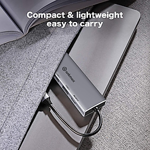 Bundles USB C 5-IN-1 Hub and USB A to C Adapter, ANKMAX P531H + UA312C, USB Type C Adapter with 4K HDMI, 3 USB 3.1, Power Delivery PD Charging Port for MacBook/Pro/Air,iPad Pro and Thunderbolt 3 Windo