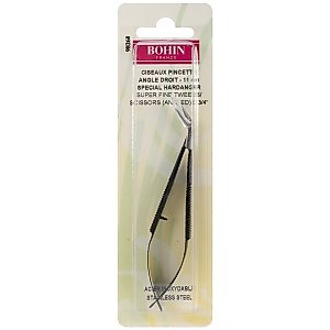Bohin Hardanger Embroidery Scissors/Tweezers, 4.375-Inch