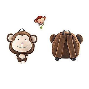 Cartoon Cute Animal Plush Toddler Backpack Children Mini Schoolbag for Kids Age 1-5 Years