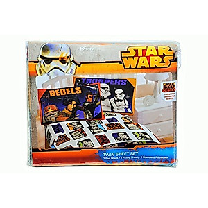 Star Wars Rebels 3 Piece Twin Sheet Set