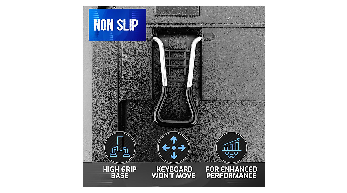 Computer Keyboard Feet Replacement 2 Pcs - Rubber Grip Small Ergonomic ...