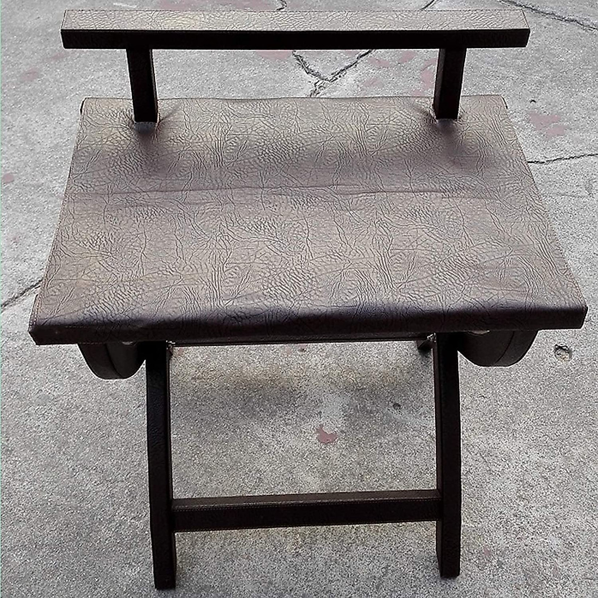 WFYW Luggage Rack for Hotel, Guest Room Suitcase Stand Hotel Luggage Rack, Household Hanger, Leather Space Saving and Foldable