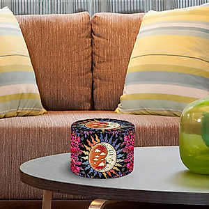 VRUPINZE 2.5 Inch Boho Grinder, Large Spice Grinder for Kitchen（The Sleeping Moon Pattern）