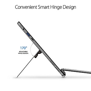 ASUS 10.1” Transformer Mini T103HA-D4-GR, 2 in 1 Touchscreen Laptop, Intel Quad-Core, 128GB SSD, Grey, pen and keyboard included