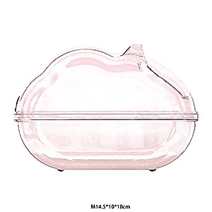 Generic Hamster Bathtub Sand House Small Animal Bath Transparent Container Box (M)