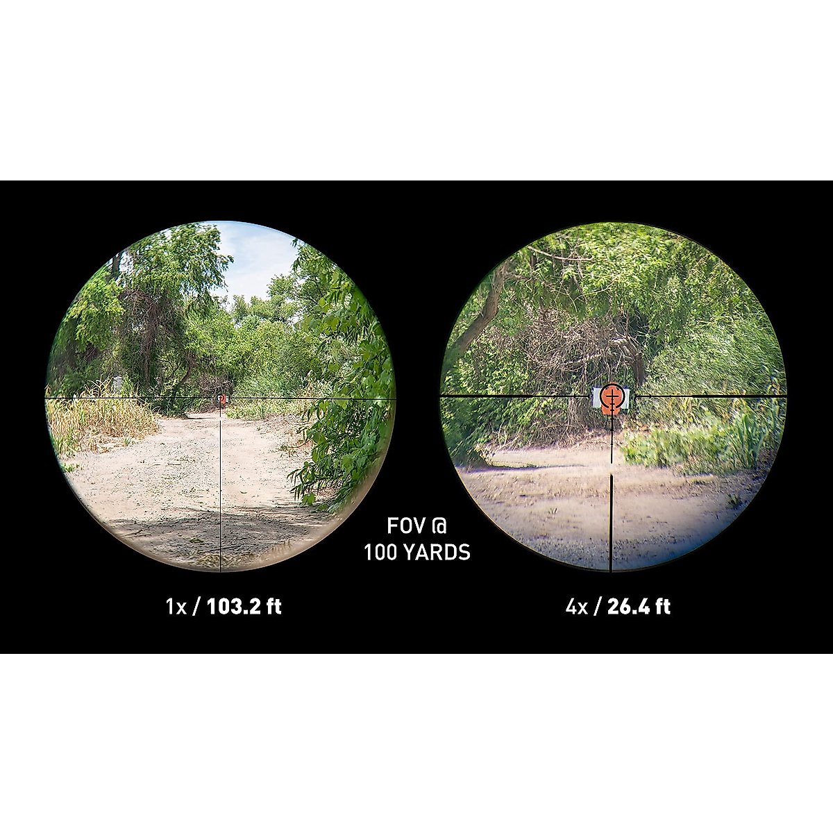 Monstrum G3 1-4x24 First Focal Plane FFP Rifle Scope | ZR300 H-Series Offset Scope Mount | Bundle