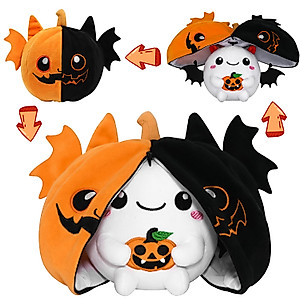 NJXQLL Halloween Plush Toys, Halloween Stuffed Animal Plush Pillow, Pumpkins Ghosts Halloween Plushies Toys for Adults and Kids, Halloween Christmas Birthday Party Home Decor