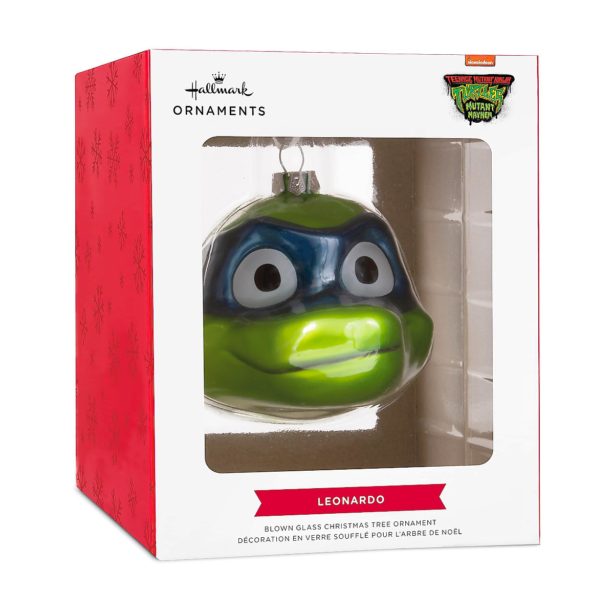 Hallmark Teenage Mutant Ninja Turtles: Mutant Mayhem Raphael Christmas Ornament, Blown Glass