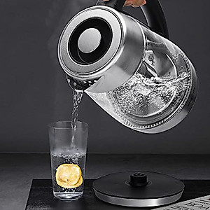 Aigostar Electric Kettle Temperature Control & Tea Infuser 1.7L, Hot Water Tea Kettle with Variable Temperature LED Indicator Light Change Auto Shut-Off