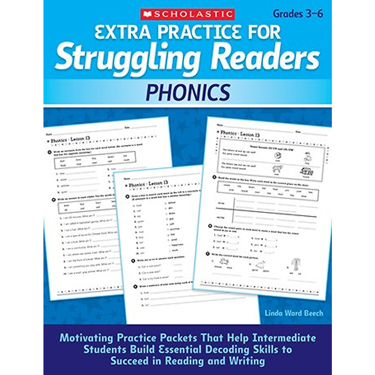 Scholastic Teacher Resources Extra Practice for Struggling Readers: Phonics