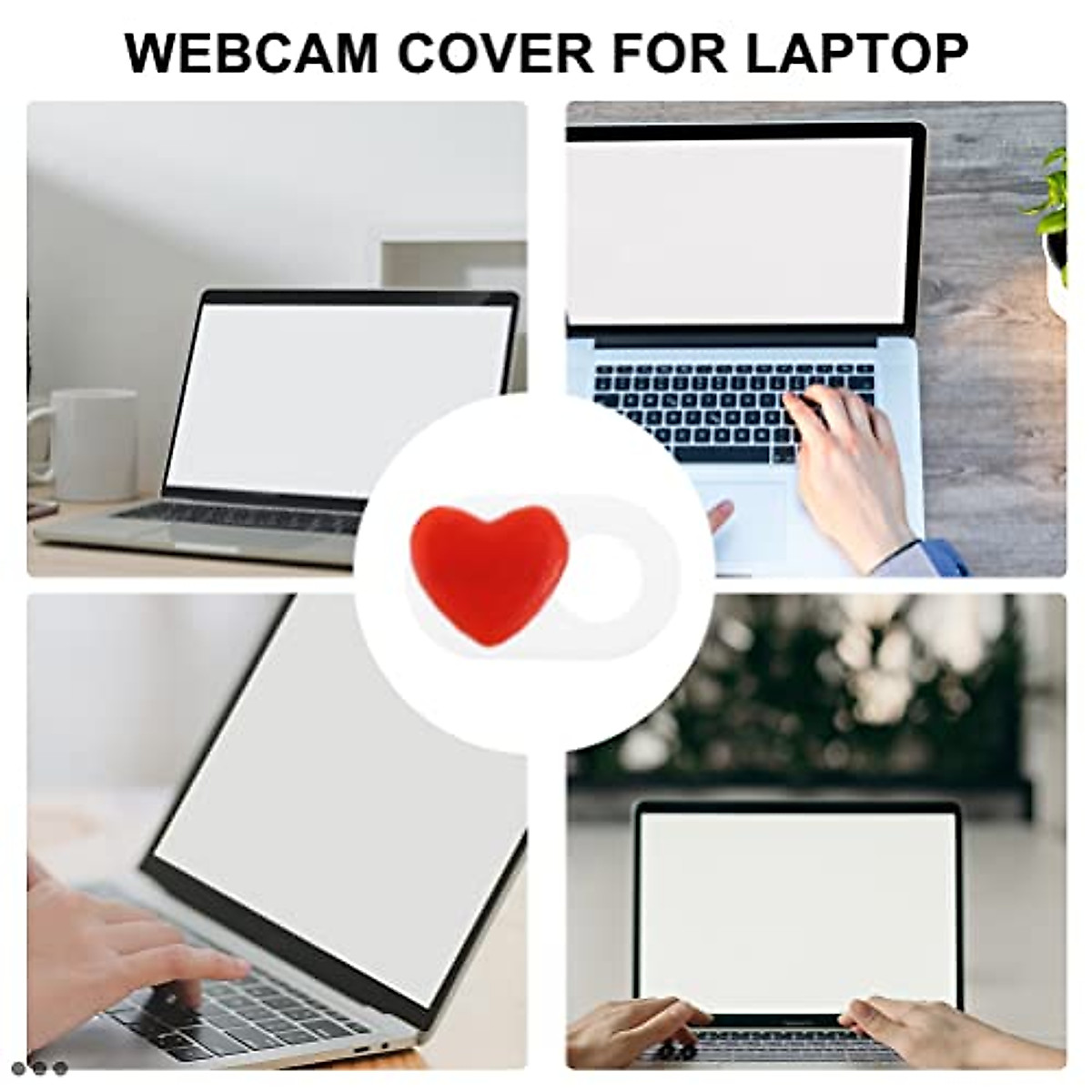 SOLUSTRE 12 Pcs Privacy Cover Webcam Lens Cover Web Hood Cover Webcam Cover Slide Laptop Lens Cover Cam Privacy Cell Cover Slider Accessories Love Money
