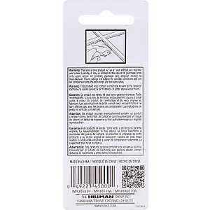 OOK Glazing Push Points, Glazier Points, Steel, Zinc Finish (45 Piece)