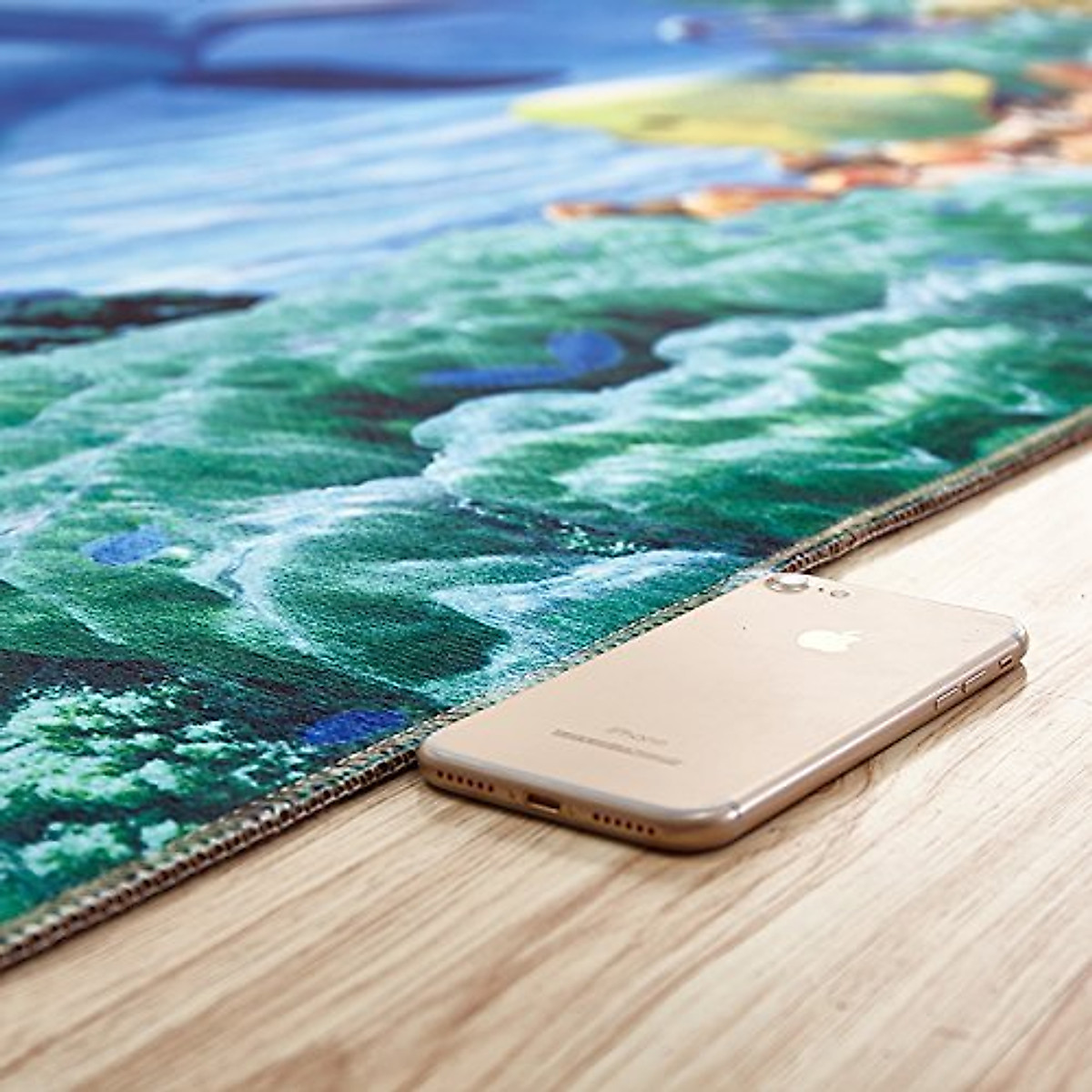 Fantasy World Bath Mats Bathroom Illustration Three Headed Fire Breathing Dragon Large Monster Gothic Theme Door Mats Inside Non Slip Backing 36"x60" Brown Grey