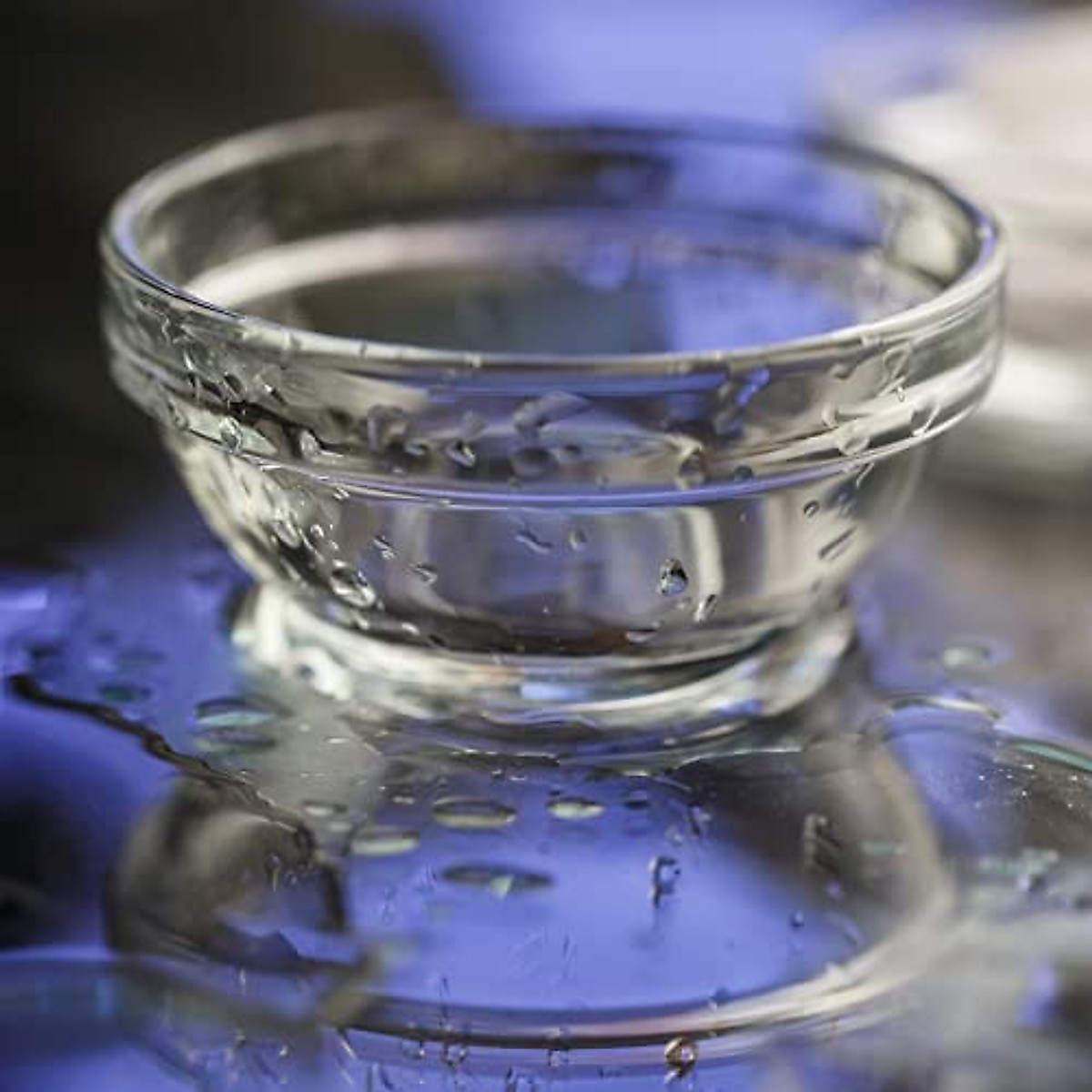 3.5 Inch Mini Meal Prep Bowls - Glass Ramekins Bowls | Stackable Clear Serving Bowls | Bowl for Salad, Dessert, Dips, Nut | Candy Dishes, Stackable and Dishwasher Safe | Kitchenware - Set of 6