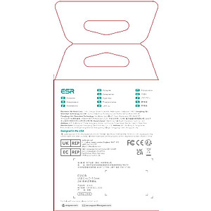 ESR USB C Headphone Adapter, 2-in-1 USB C to 3.5 mm Headphone Jack Adapter with PD Fast Charging, Portable Design, Compatible with Galaxy S22/S21/S20/Note20, iPad Air 5/Mini 6/Pro (2021/2020), Grey