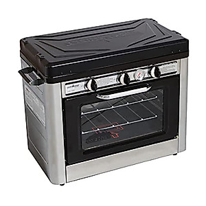 Camp Chef Outdoor Camp Oven, Dimensions with handles: 15 in. L x 25 in. W x 18 in. H