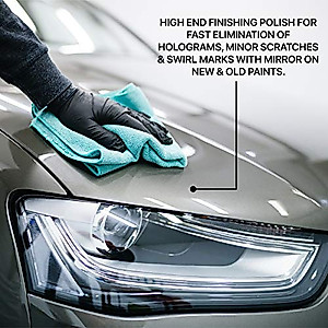 Karros Laboratories P50 Super Finish Premium Polishing Compound for High End Finish for Fast Eliminations of Holograms, Swirl Marks and Minor Scratches on New or Old Paints (250g)