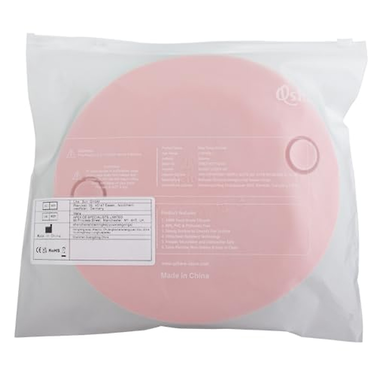 Baby Divided Plate Silicone 2 Set- Portable Non Slip Child Feeding Plate for Children Babies and Kids BPA Free Baby Dinner Plate Microwave Dishwasher Safe