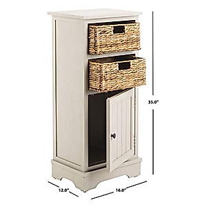 Safavieh American Homes Collection Connery Distressed Black Cabinet