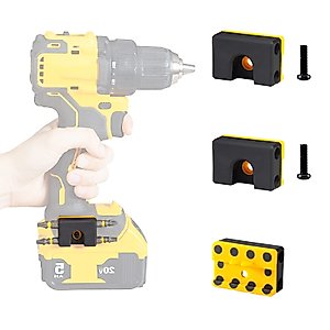 Bit Holder for Dewalt 20V Drill Bit Organizer for DeWalt Drills Carry Up to 4 Driver Bits on The Side of Your Power Tool or Driver (2 Pack)