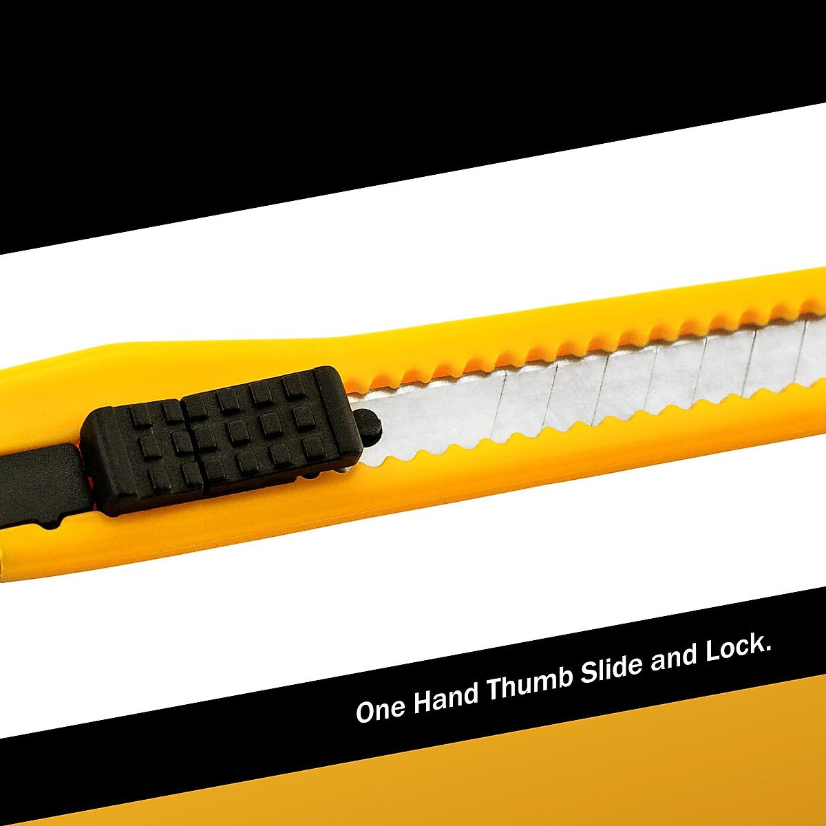 5x Bulk Small Yellow Utility Knife Box Cutters Snap Off Blade 9MM Blade