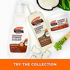 Palmer's Coconut Oil Formula Body Oil, Body Moisturizer with Green Coffee Extract, Bath Oil for Dry Skin, 8.5 Ounces (Pour Cap)