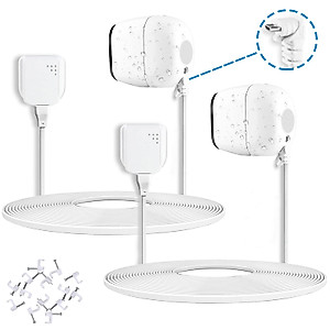 2Pack Power Cord for Arlo Pro and Arlo Pro 2, 10Feet Weatherproof Outdoor Charging Cable with Quick Charge 3.0 Power Adapter, Continuously Charging Your Arlo Camera