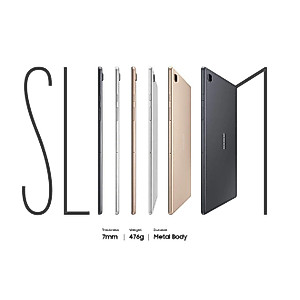 SAMSUNG Galaxy Tab A7 10.4" 2020 (64GB, 3GB) Wi-Fi Only Android 10 One UI Tablet, Snapdragon 662, 7040mAh Battery, SM-T500 (64GB SD Bundle, Dark Gray)