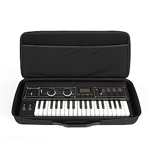 ANALOG CASES Korg MicroKorg/MicroKorg 2 / MicroKorg XL+ Case - Custom-Fitted Compact PULSE Hard Case for Travel