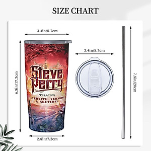 LAZHANG Steve Music Perry Stainless Steel Insulated Car Sippy Cup With Lid Travel Mug for Cold Hot 20 oz