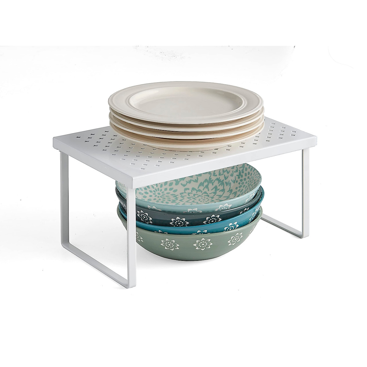 Nifty Expandable Shelf Rack Adjustable- White