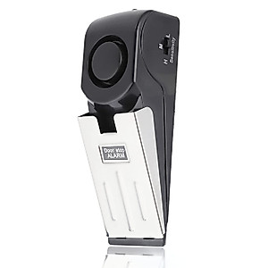 Sonew 120dB Wedge Shaped Door Stop Alarm Home Travel Security System Alert Burglar (Not Included Battery)
