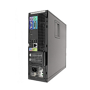 Dell Optiplex 9010 Desktop Computer - Intel Core i7 3.8GHz, 16GB DDR3, New 500GB SSD, Windows 10 Pro 64-Bit, WiFi, DVDRW (Renewed)