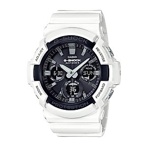 Casio Men's G-Shock GAS-100B-7ACR Solar White Resin Watch