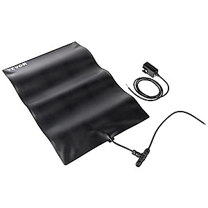 VEVOR, 20in x 30in Walkway, 120V Ice, PVC Heated 6ft Power Cord, Slip-Proof, Ideal Winter Outdoor Snow Mat, 2'' per Hour Melting Speed, Black
