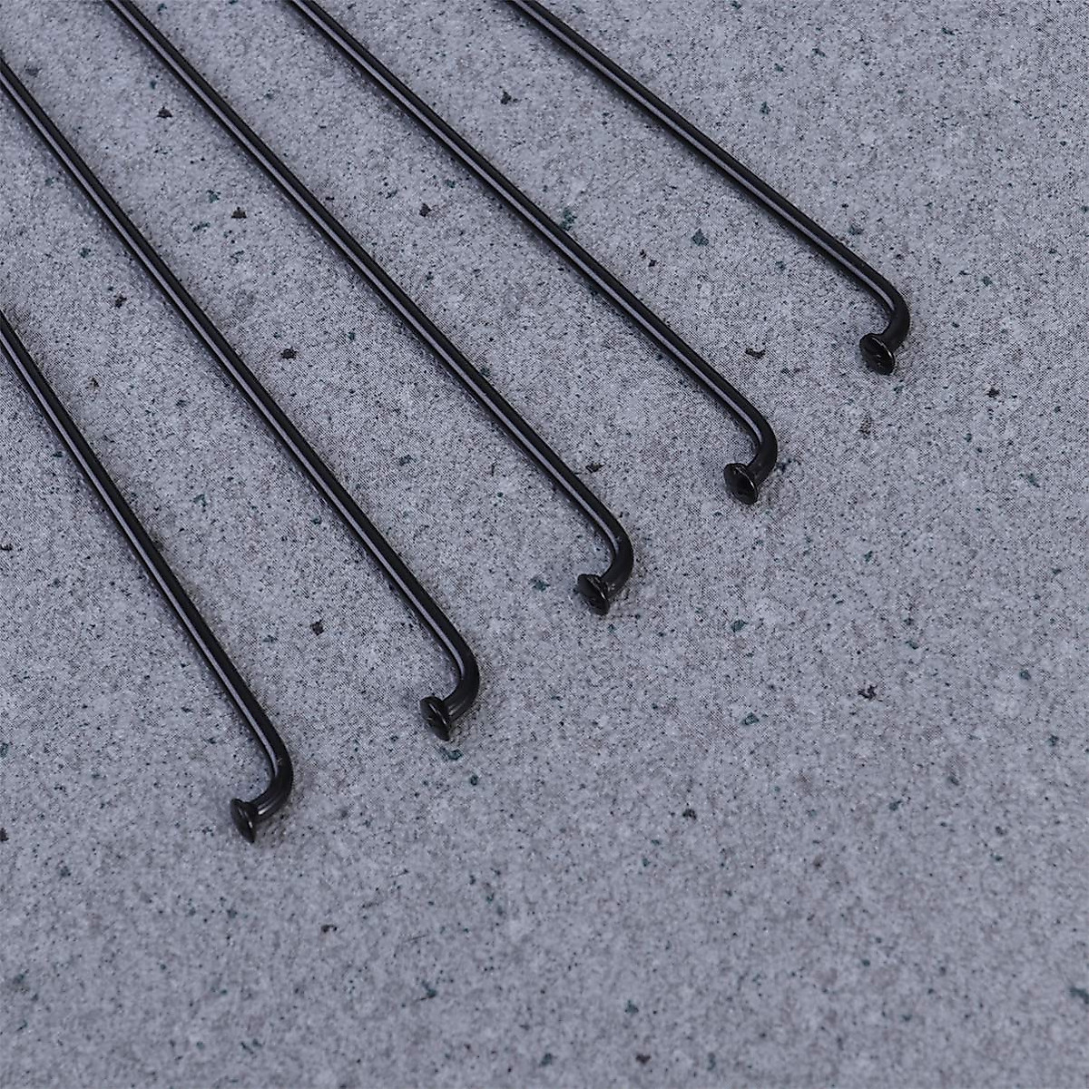 Veemoon Steel Spokes Mountain Bike Spoke: 36pcs 14G J Bend Bicycle Spokes Replacement 270mm MTB Wheel Repair for Ebike Downhill Trekking City Bikes