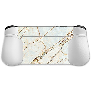 MightySkins Glossy Glitter Skin Compatible with Logitech G Cloud Gaming Handheld - Antique Marble | Protective, Durable High-Gloss Glitter Finish | Easy to Apply | Made in The USA