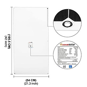 Flexible Monocrystalline Solar Panel Can Charge 12V Battery for Car/Boat/ Home Waterproof Solar Panel (18V 100W 3pc)