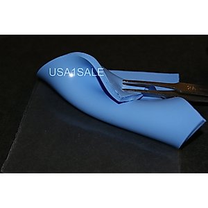 SPHINX blue 100x100x4 mm GPU CPU PS3 PS2 Heatsink Cooling Thermal Conductive Silicone Pad. Works for TV boards and any proper electronics.
