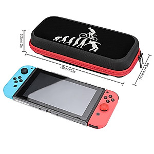 Evolution MTB Mountain Biking Bike Storage Case for Switch Game Console and Accessories, Traveling Carrying Case Bag Game Bag