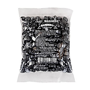 Waxness Natural and Rosin Free Assortment Hard Wax Kit with Black W-CUBE Warmer