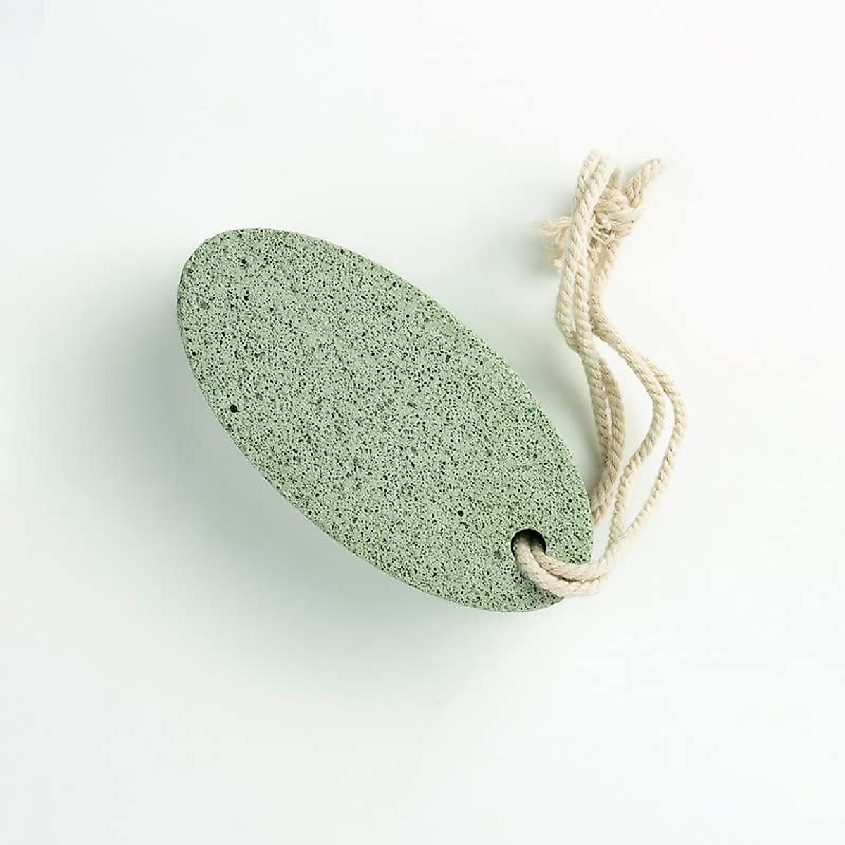 Nat Habit - Back To Natural Secrets Everyday Original Pumice Stone For Feet Care, Ergonomically Designed| Exfoliates Dead Skin, Softens Feet & Ankles (Single Pack) (Pack Of 1) Green Grey