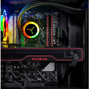 Skytech Chronos Gaming PC Desktop - AMD Ryzen 9 5900X 3.7GHz, 6700XT 12G GDDR6, 16GB DDR4 3200, 1TB NVMe SSD, 240MM AIO, AC WiFi, Windows 10 Home 64-bit, Black