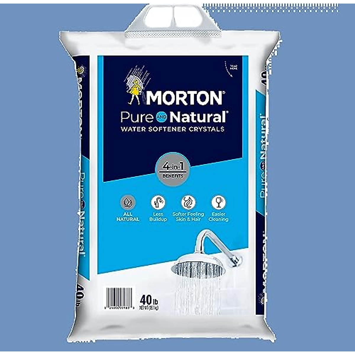 Morton Pure and Natural® Water Softener Salt Crystals pack of 4