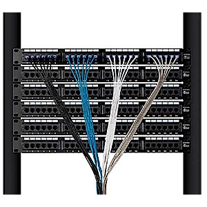 Monoprice - 115154 SlimRun Cat6A Ethernet Patch Cable - Snagless RJ45 UTP Pure Bare Copper Wire 10G 30AWG 3ft Blue 10-Pack